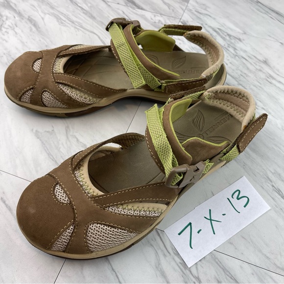 Merrell | Shoes | Merrell Womens 7 Azura Wrap Otter Brown Green Tan ...